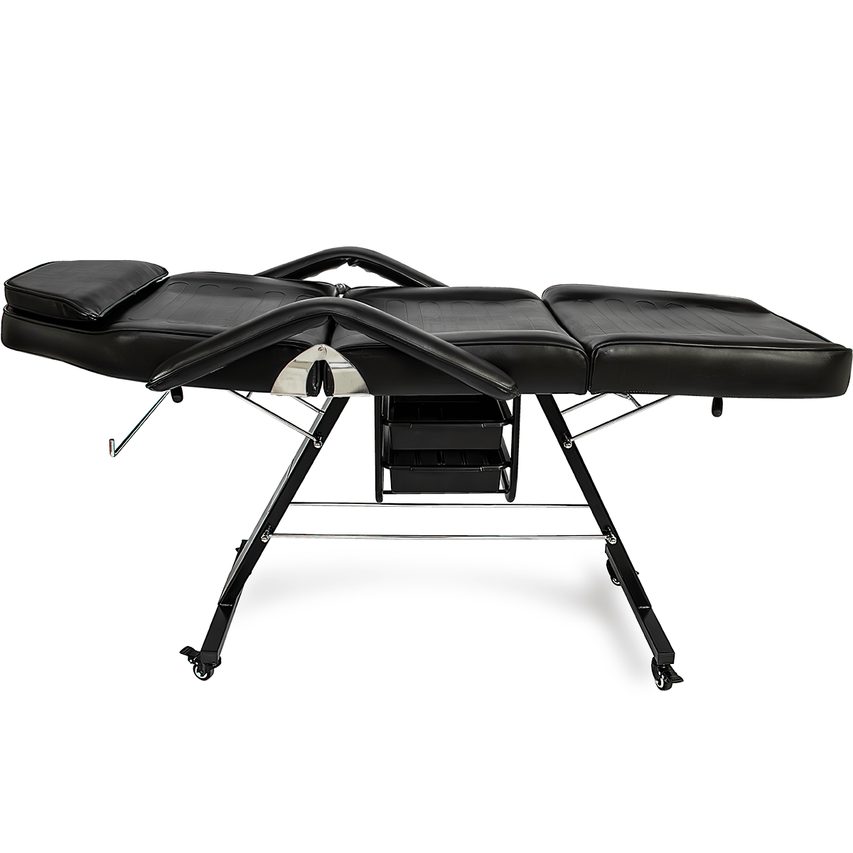 Maca Fixa Luxo com 2 Gavetas - Preta